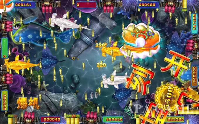 Big Rooster Fishing Arcade Machine Ocean Star Fishing Game Unique Design