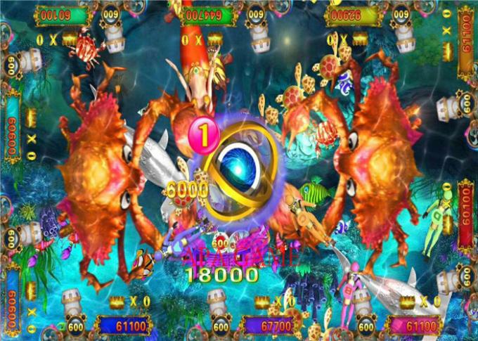 Professional Fish Table Fishing Simulator Machine With Bonus Lottery
