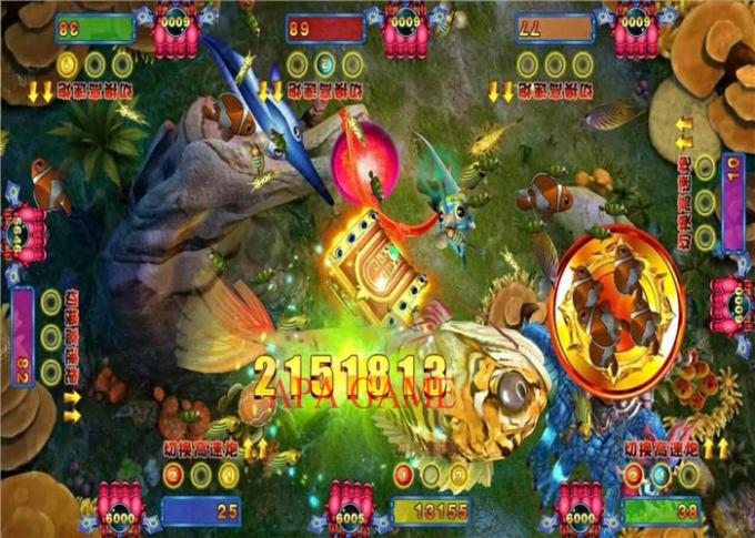 Customized Tiger Fish Games Fishing Arcade Machines Chinese / English ...