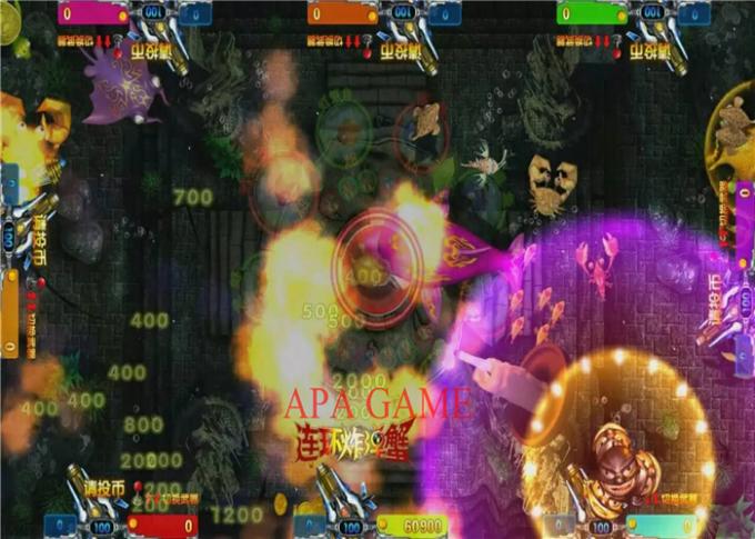 Interactive Dragon Fish Games Fish Scoring Machine With Different Scenes