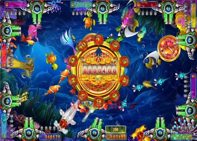 Original Dragon Fish Games Fish Catching Arcade Game With Lock Reflection