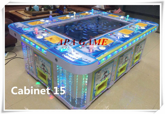 8 Players Fish Table Machine Fish Arcade Game English Version Available
